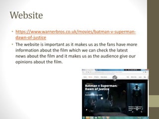 Batman v superman | PPTX