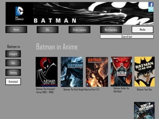 Batman website designs | PPTX