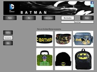Batman website designs | PPTX