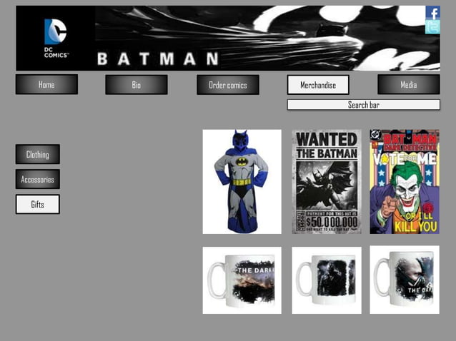 Batman website designs | PPT | Free Download