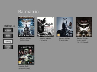 Batman website page content | PPTX