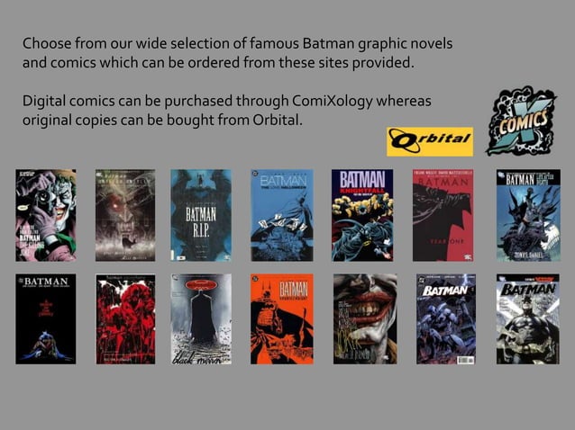 Batman website page content | PPT