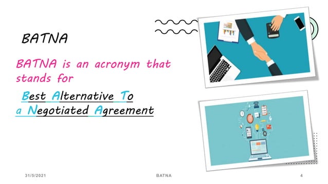 BATNA | PPTX | Business and Finance