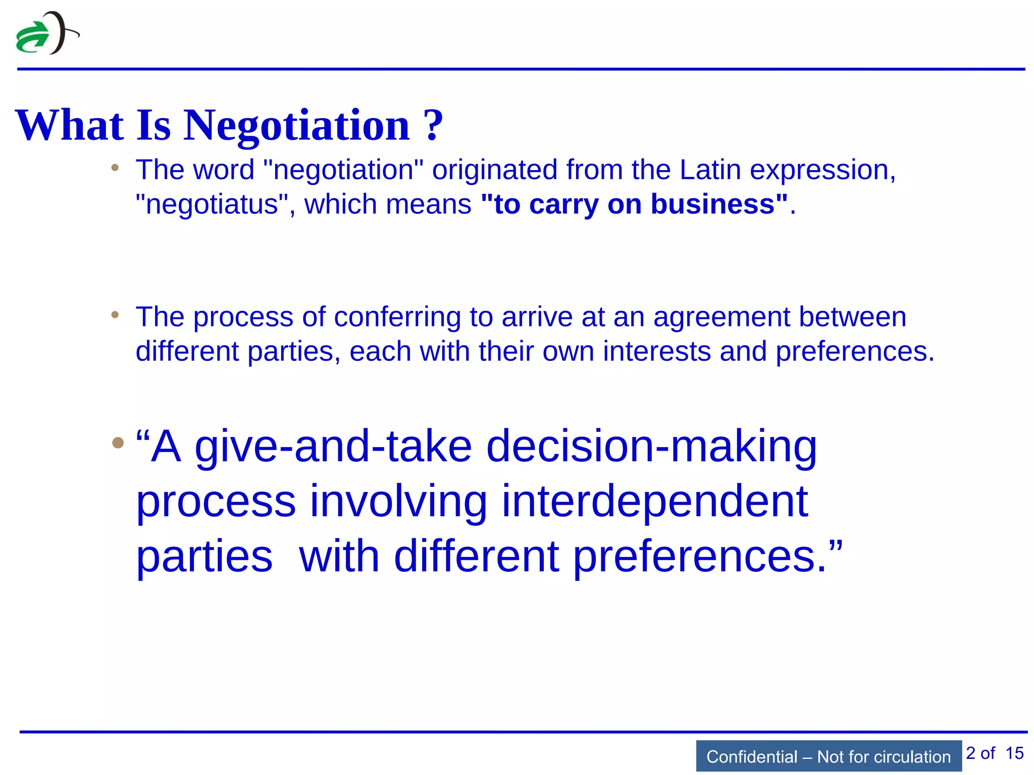 Batna negotiation | PPT