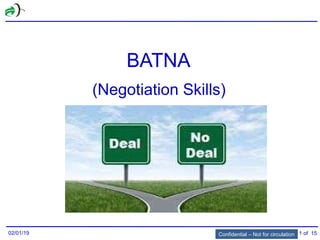 Batna negotiation | PPT