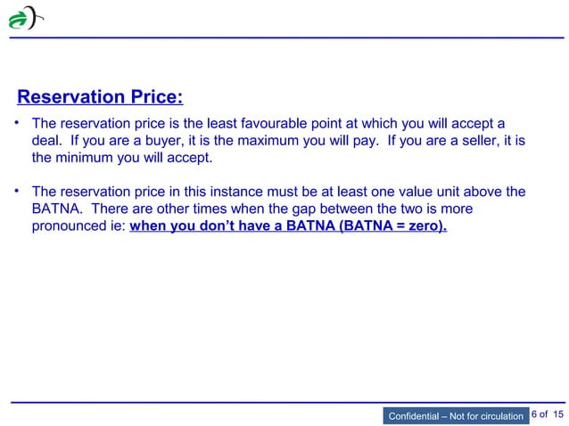 Batna negotiation | PPT | Business | Business and Finance