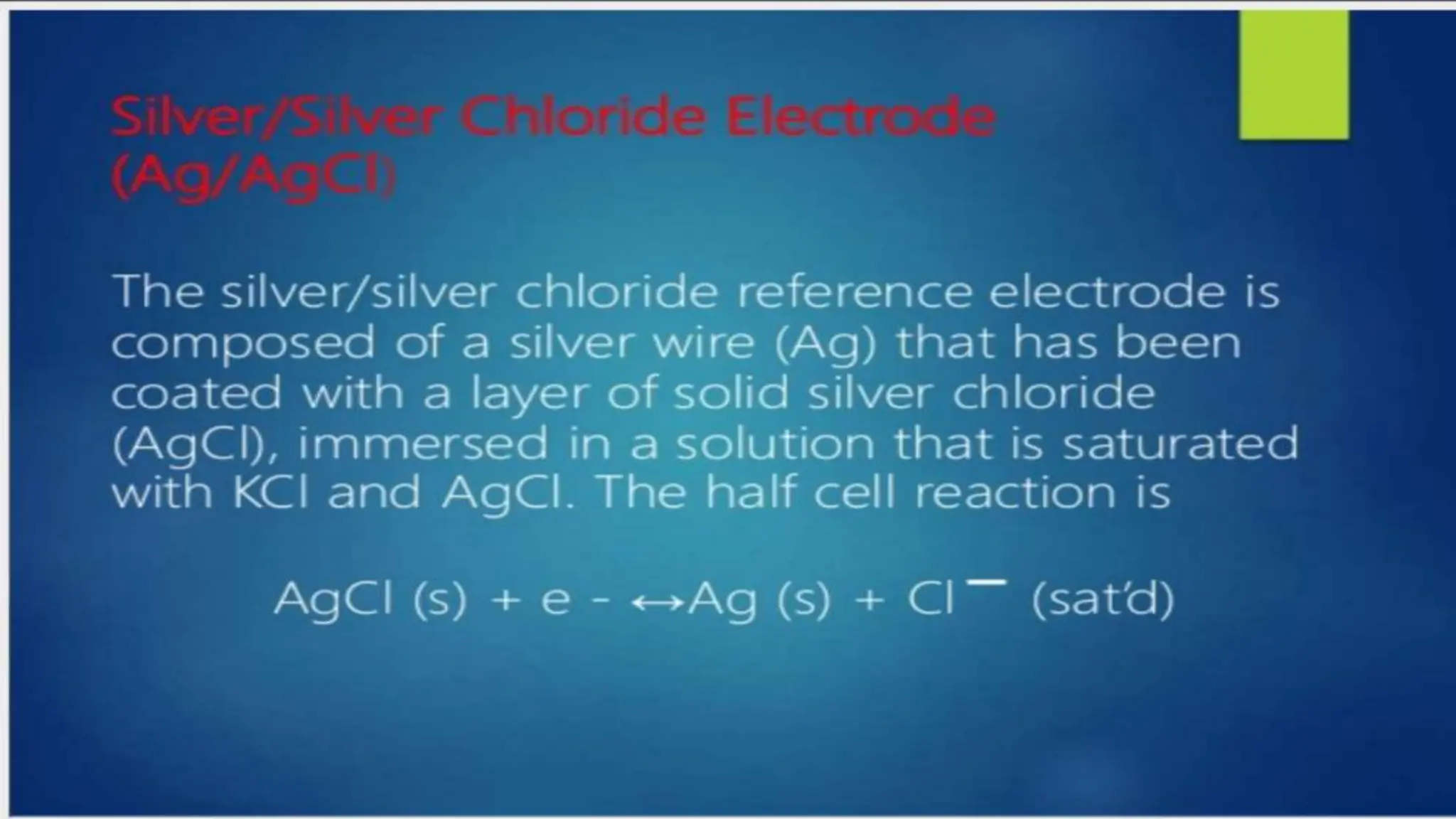 CALOMEL ELECTRODE - REFERENCE ELECTRODE. | PPTX