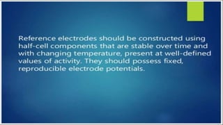 CALOMEL ELECTRODE - REFERENCE ELECTRODE. | PPTX