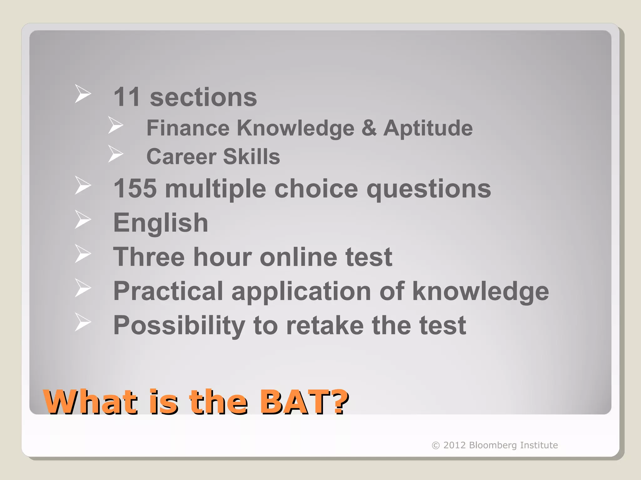Bat presentation students | PPT | Business Accounting & Finance | Business