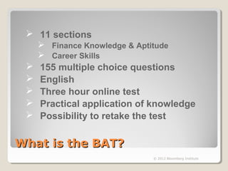 Bat presentation students | PPT | Business Accounting & Finance | Business