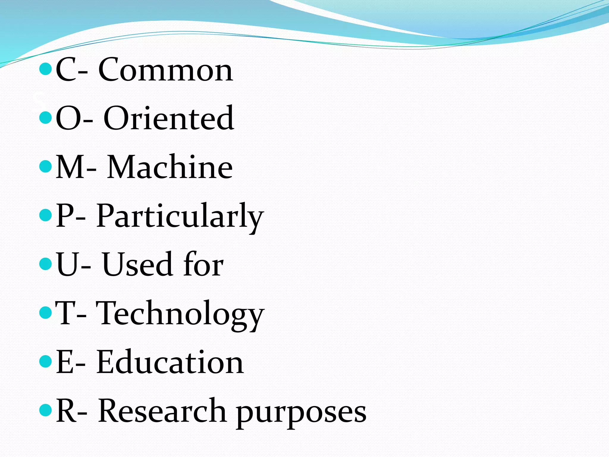 Basic computer courses | PPT