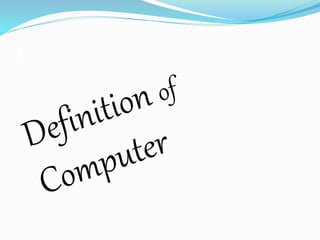 Basic computer courses | PPTX