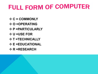 Basic Computer Training Centre ! BATRA COMPUTER CENTRE | PPTX