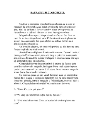 Batranul si clopotelul | PDF