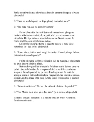 Batranul si clopotelul | DOC