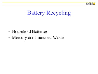 Batrec 2005 Ab | PPT