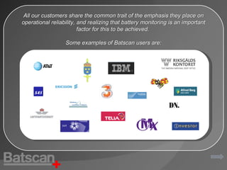 Batscan Advance Battery Monitoring | PPT