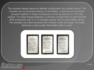 Batscan Advance Battery Monitoring | PPT