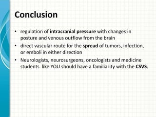 Plexo Venoso de Batson | PPTX