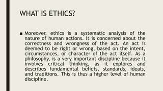 Ethics-Intro | PPT