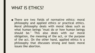 Ethics-Intro | PPT