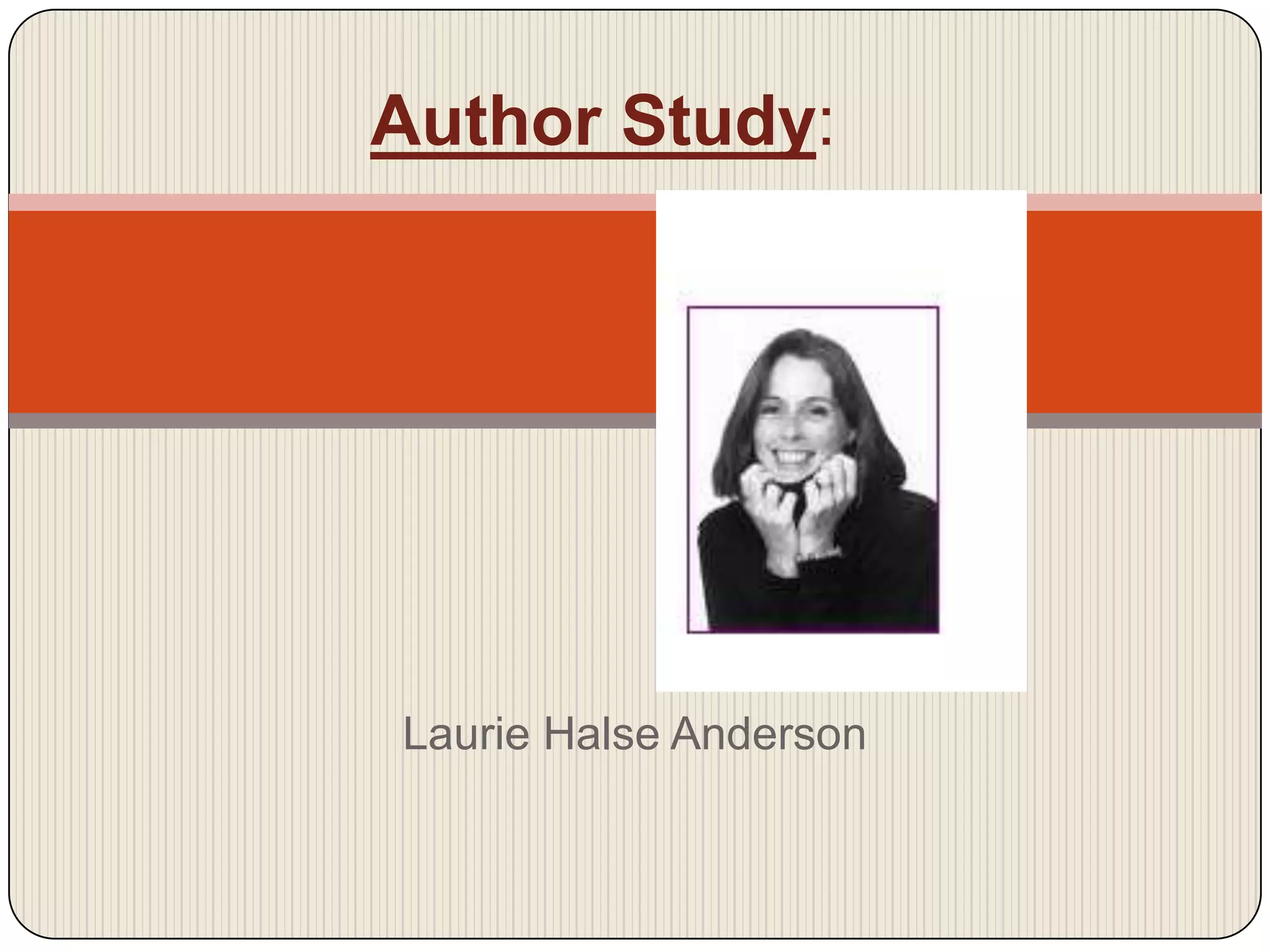 Laura Halse Anderson | PPT