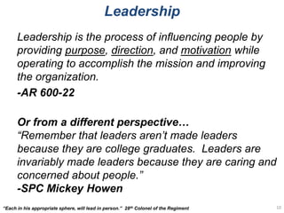 Battalion-Level Leader Development Overview | PPTX