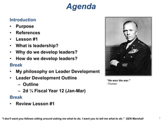 Battalion-Level Leader Development Overview | PPTX