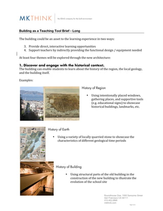 Building as a Teaching Tool | PDF