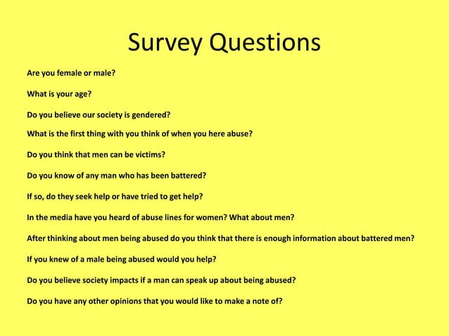 Battered men presentation | PPTX