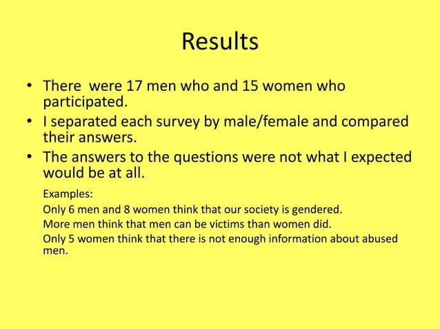 Battered men presentation | PPTX