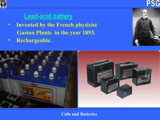 Batteries by prof.marudhamani | PPT