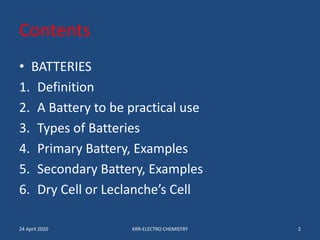 Batteries | PPTX