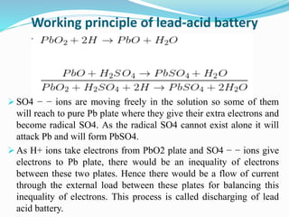 Batteries and Electrochemical Processes | PPTX