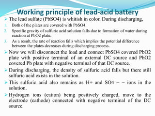 Batteries and Electrochemical Processes | PPT