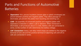 Batteries and its construction | PPT