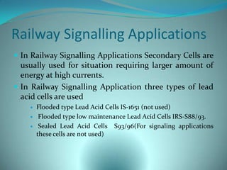 Batteries And Its Maintenance | PPTX