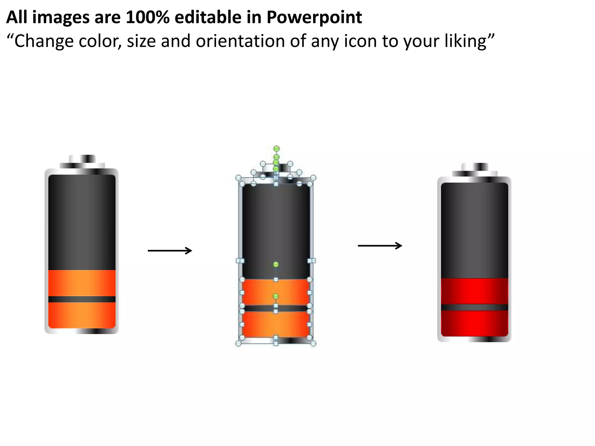 Batteries charging style 4 powerpoint presentation templates | PPTX