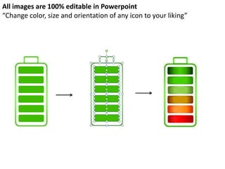 Batteries charging renewable green energy style 5 powerpoint ...