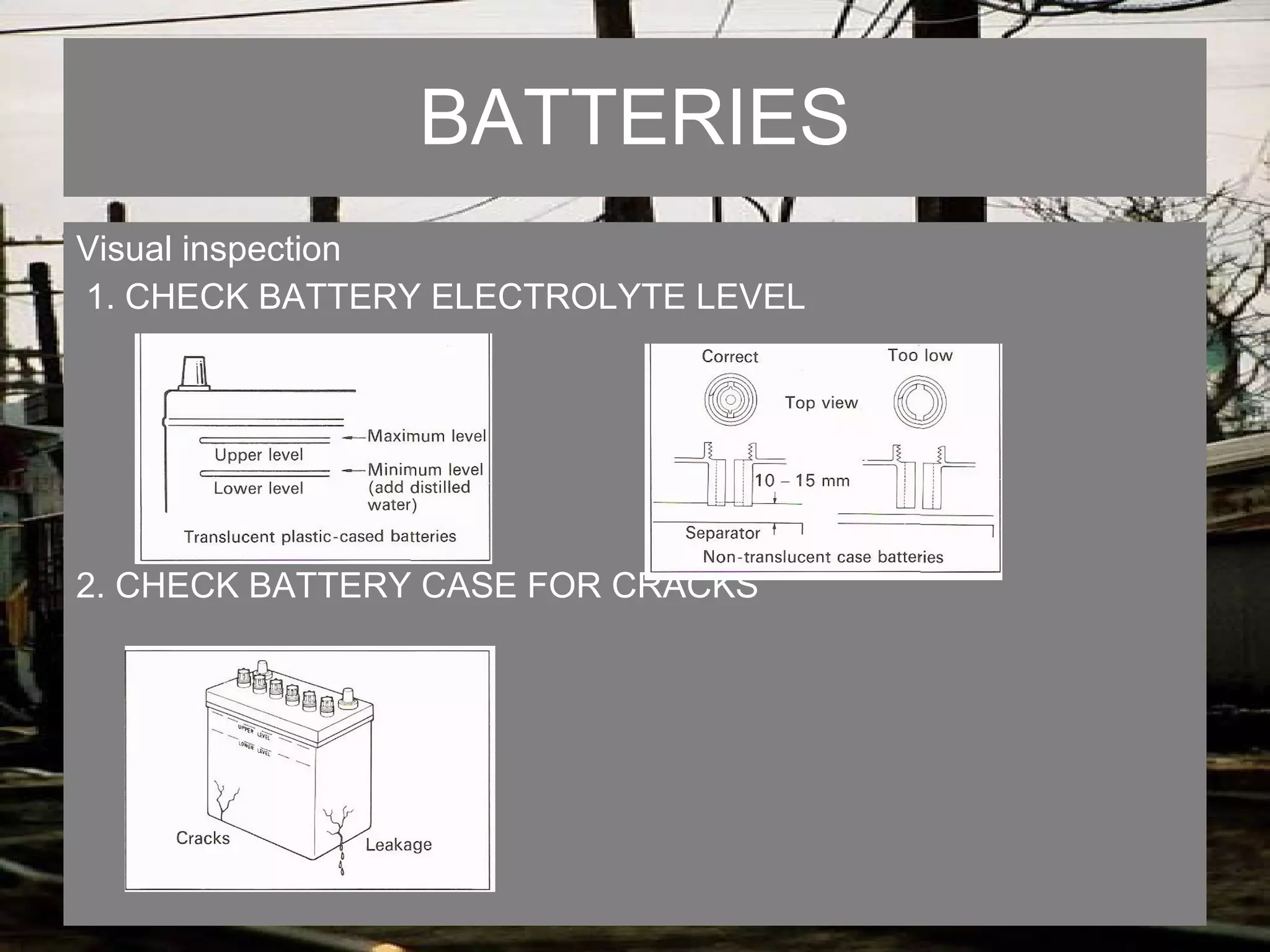Batteries & charging system | PPT