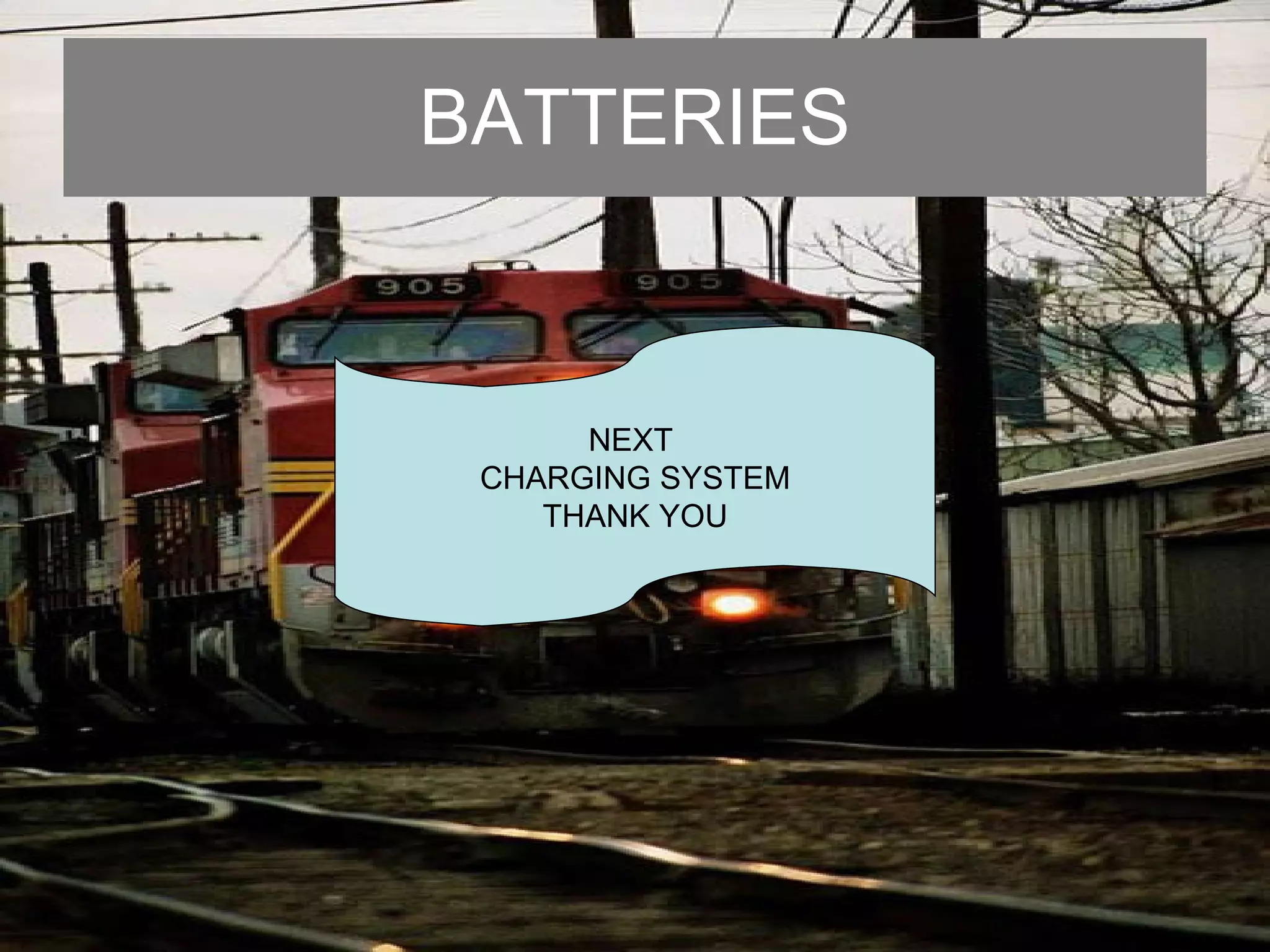 Batteries & charging system | PPT