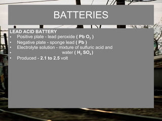 Batteries & charging system | PPT