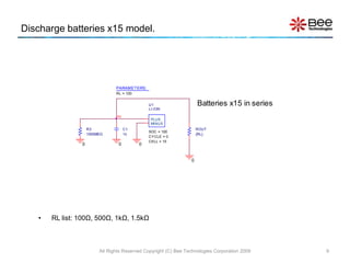 Batteries in series simulation using PSpice | PPTX