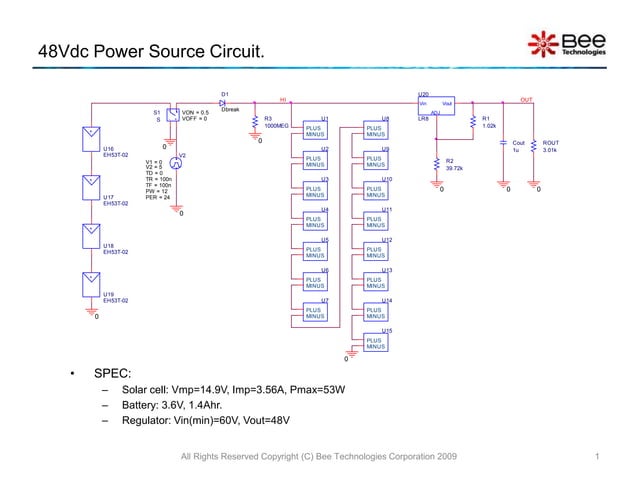 Batteries in series simulation using PSpice | PPT