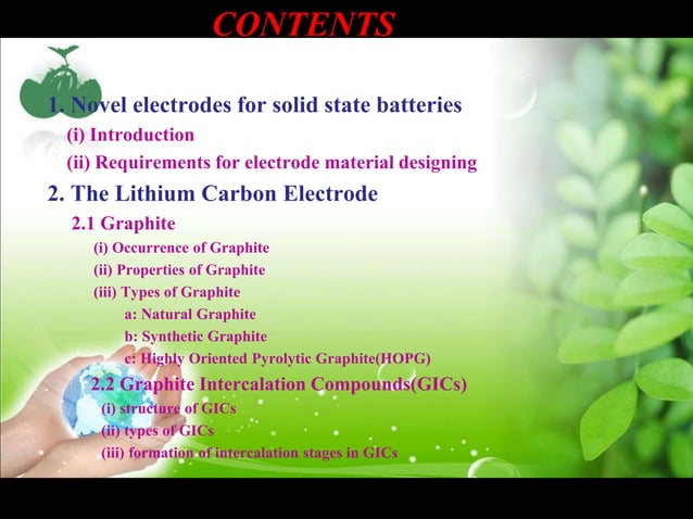 Batteries ppt | PPTX | Chemistry | Science