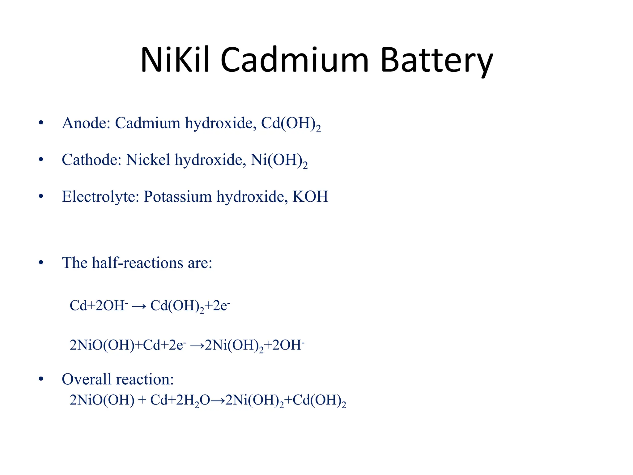 Batteries and the types of battery which is used | PPTX