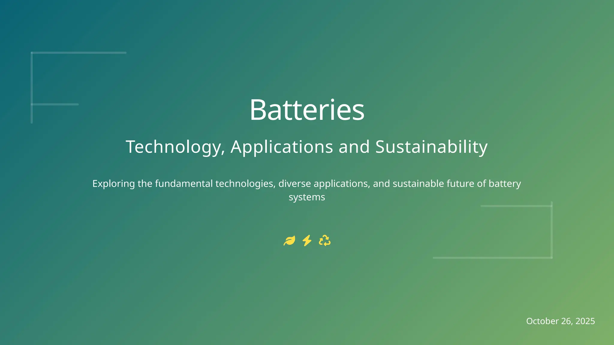 Batteries_ Technology, Applications and Sustainability.pptx