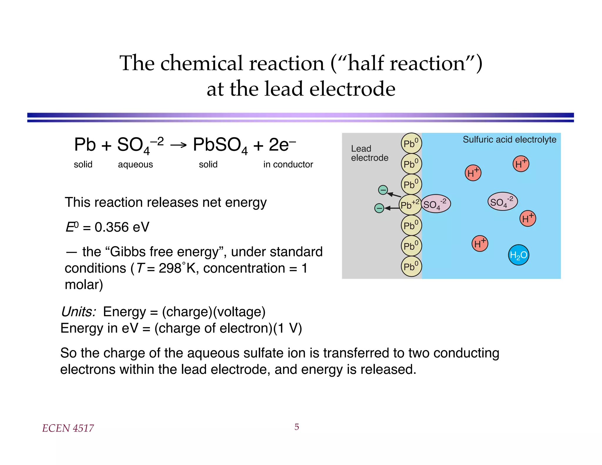 Lecture on Lead Acid Battery | PDF