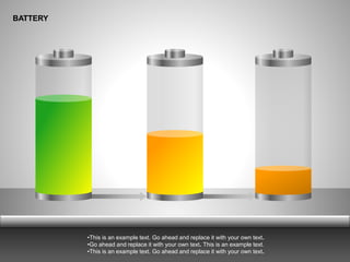Battery Charge Diagrams (for PowerPoint and Google Slides) | PPT