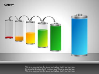 Battery Charge Diagrams (for PowerPoint and Google Slides) | PPT